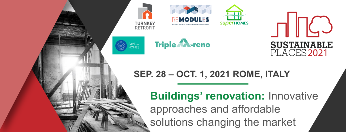Turnkey Retrofit at Sustainable Places 2021: Innovative approaches and ...